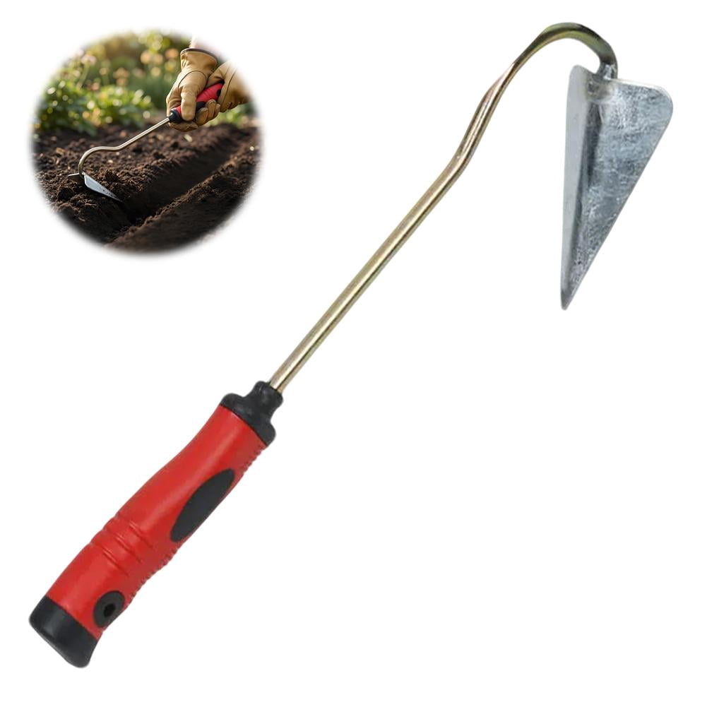 Agiufgs Garden Hoe 13.58 in Overall Length, Ergonomic Handle for ...
