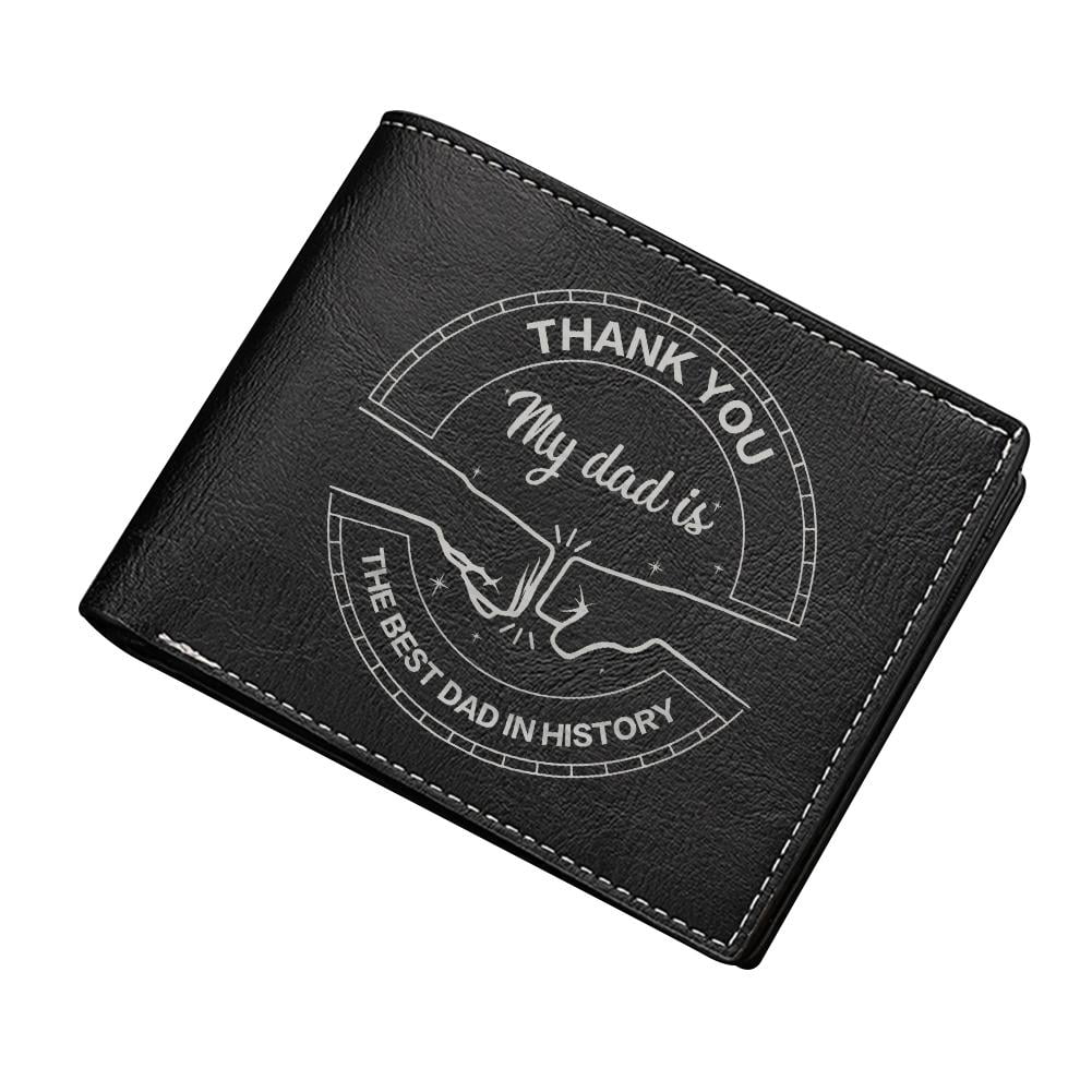 Agiufgs Genuine Leather Wallet Black, with Card Slots and Cash ...
