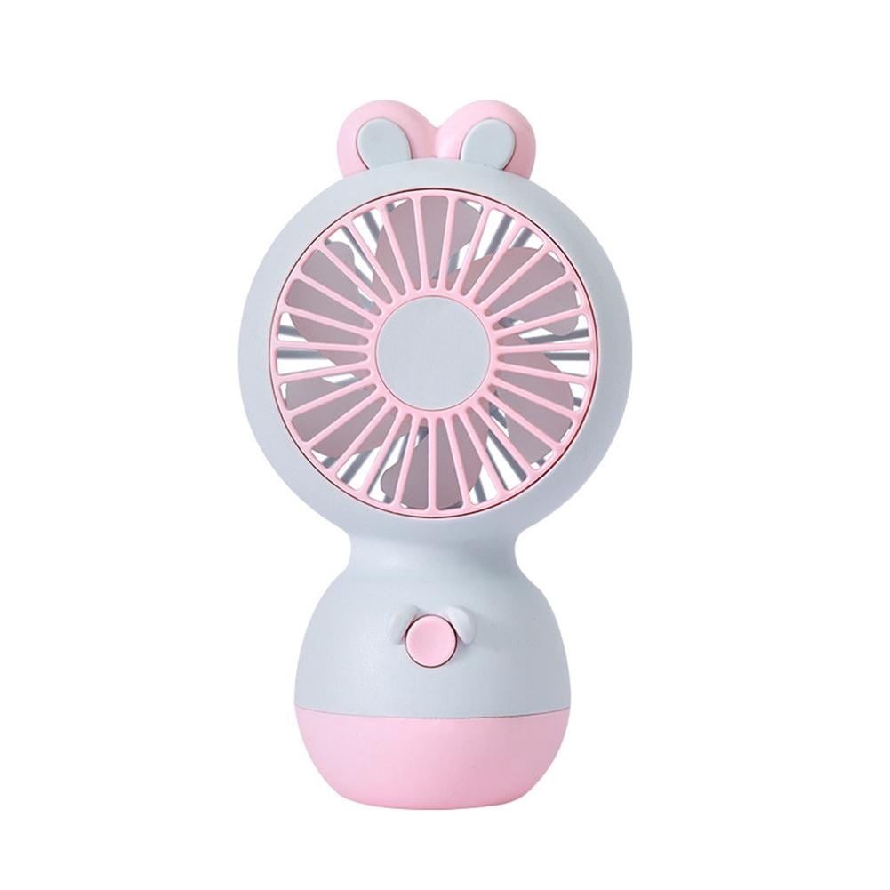 Agiufgs Mini Handheld Fan USB Rechargeable, Portable Cooling with Cute ...