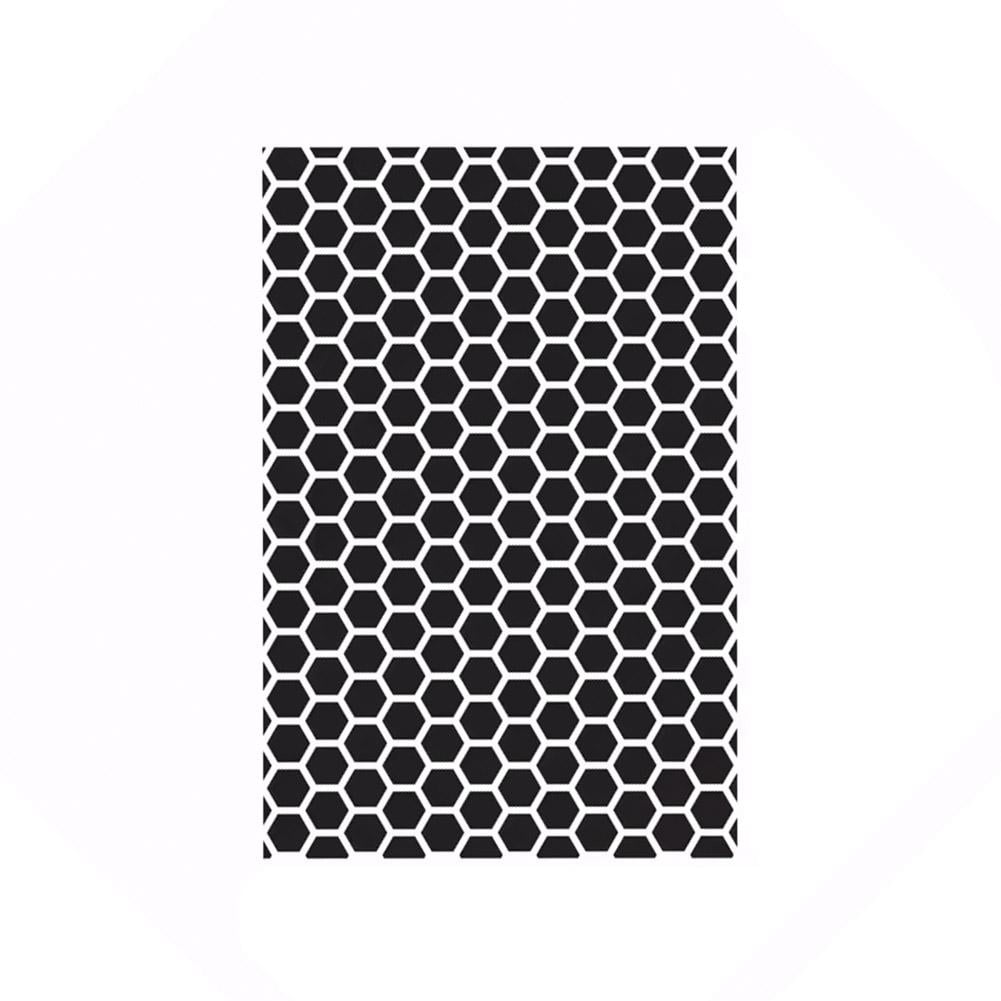 Agiufgs Hexagon Geometric Mesh Pattern, Self-Adhesive Removable ...