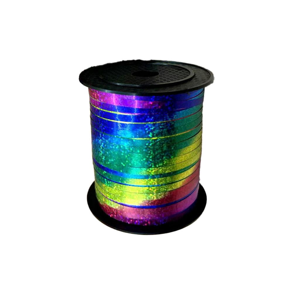 Agiufgs Holographic Curling Ribbon 100, Crimped Design Curls Easily ...