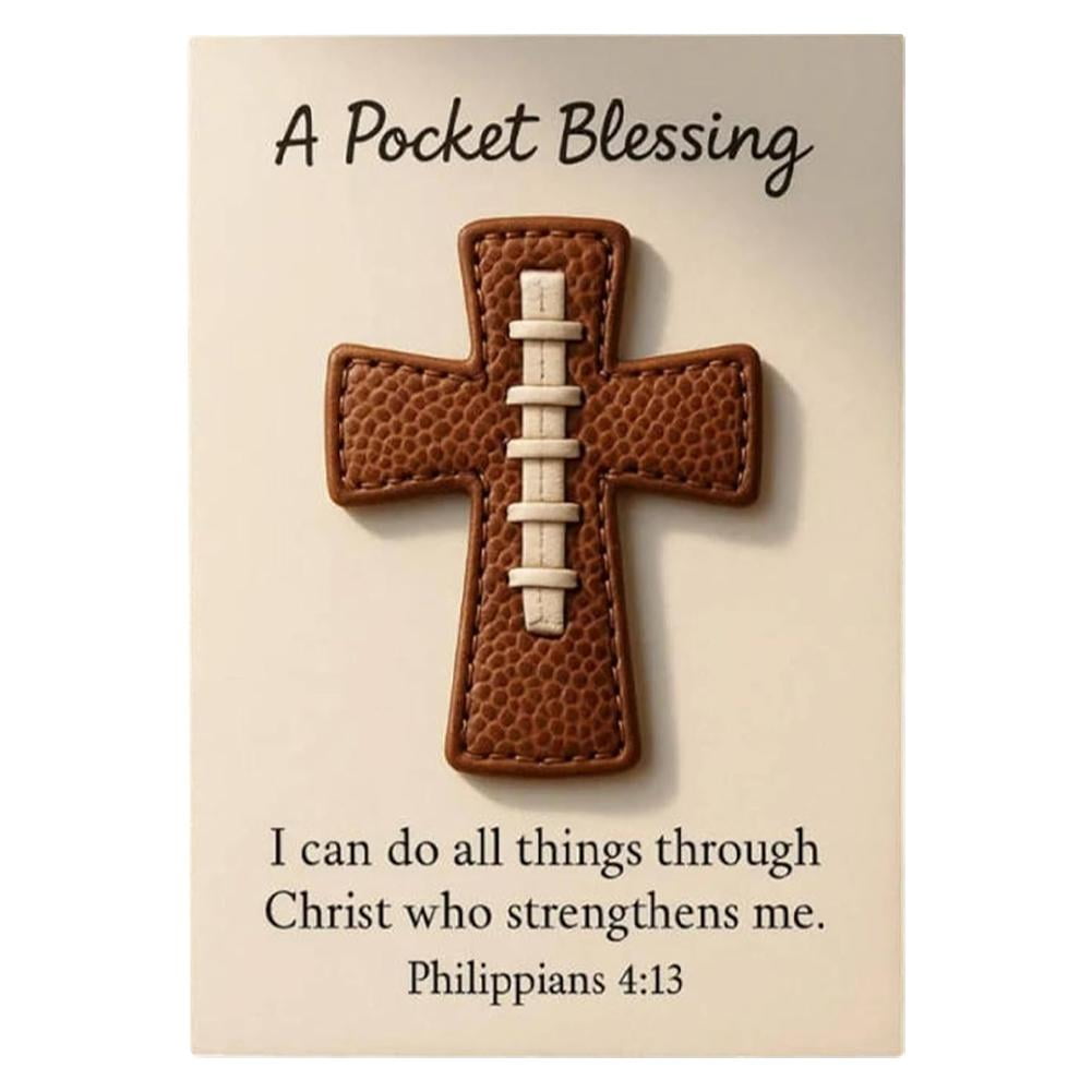 Agiufgs Inspirational Cross Card Synthetic, Pocket Blessing Token with ...