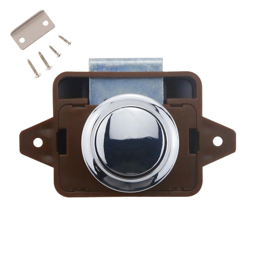 Agiufgs Keyless Button Lock Zinc, Keyless Entry for Doors 0.71-15 in ...