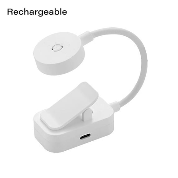 Agiufgs LED Book Light Rechargeable 600mAh Clip, Mini LED Soft Eye ...