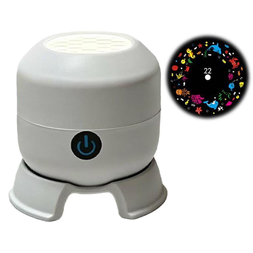 Agiufgs LED Ocean Projector Light USB, 360° Rotating Moving Underwater ...
