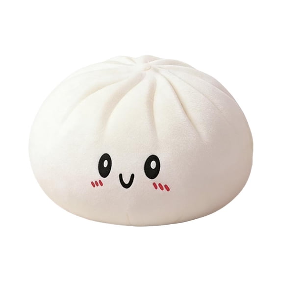 Agiufgs Large Dumpling Pillow White, Soft Hug Companion with Decorative ...