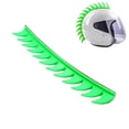 Agiufgs Motorcycle Helmet Mohawk Sticker Rubber, Reflective Safety ...