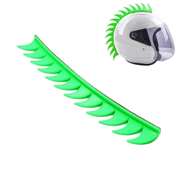Agiufgs Motorcycle Helmet Mohawk Sticker Rubber, Reflective Safety ...