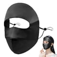 Agiufgs Mulberry Silk Sun Protection Face Mask Upf, Blocks Uva Uvb and ...