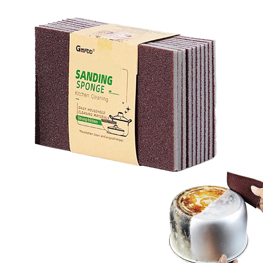 Agiufgs Multi-Face Sanding Sponge 3.5 X 2.7 X, Removes Rust and Burnt ...