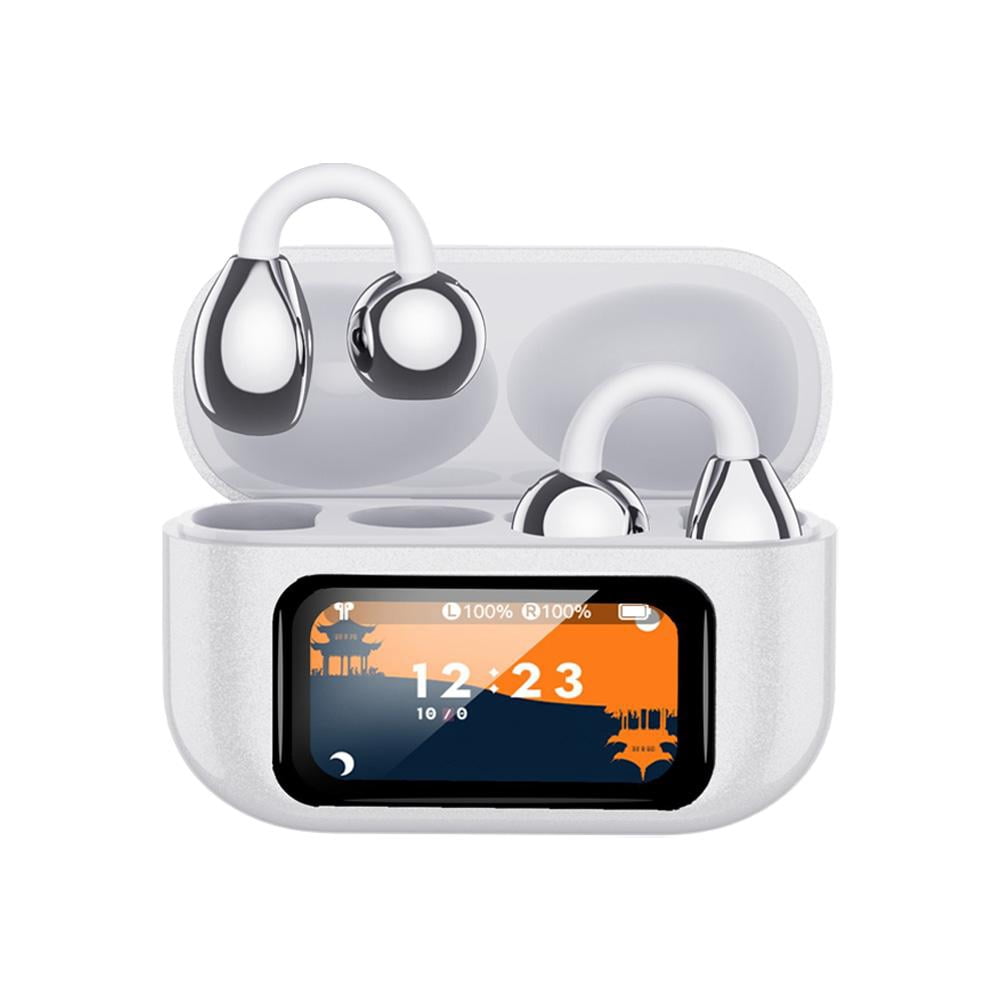 Agiufgs Open Ear Clip Headphones, Earbuds, for Sports Running Workouts ...