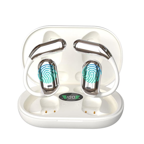 Agiufgs Open Ear Wireless Earbuds, Directional Sound & 360° Spatial ...
