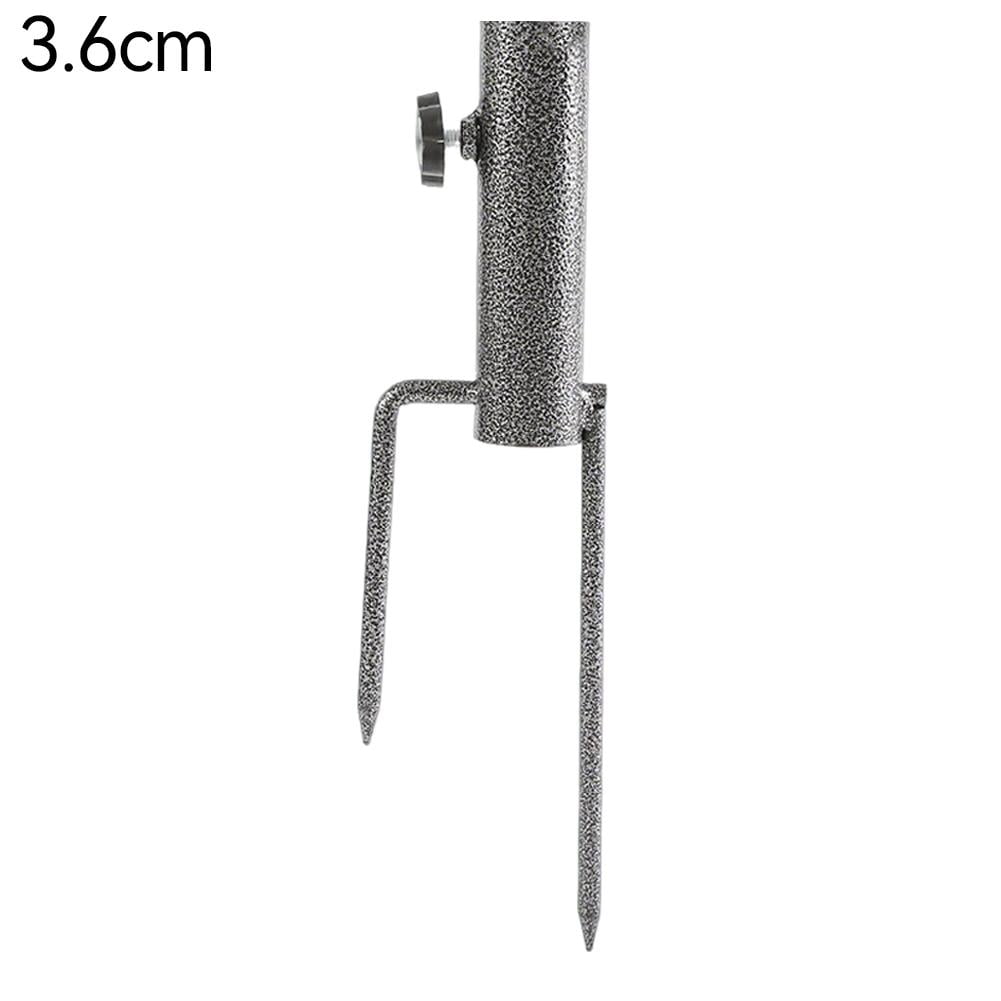 Agiufgs Parasol Ground Spike Iron 5.91 in, Dual-Prong Design for ...