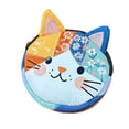 Agiufgs Patchwork Cat Coin Purse, Compact Storage Pouch with, for ...