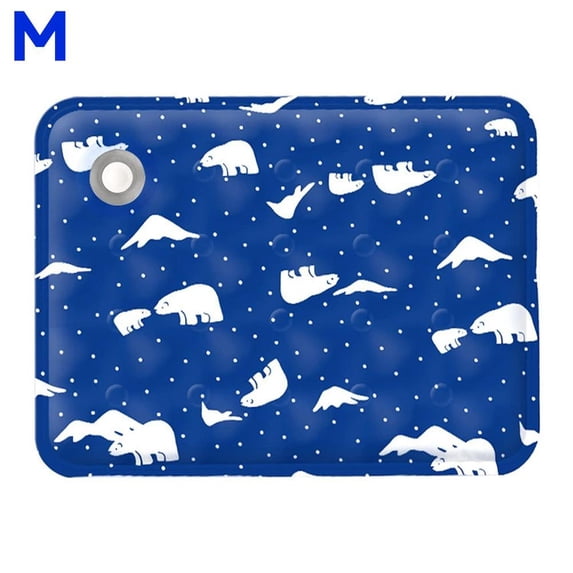 Agiufgs Pet Cooling Mat Ice Silk, Instant Cooling Without Pre-Chilling ...