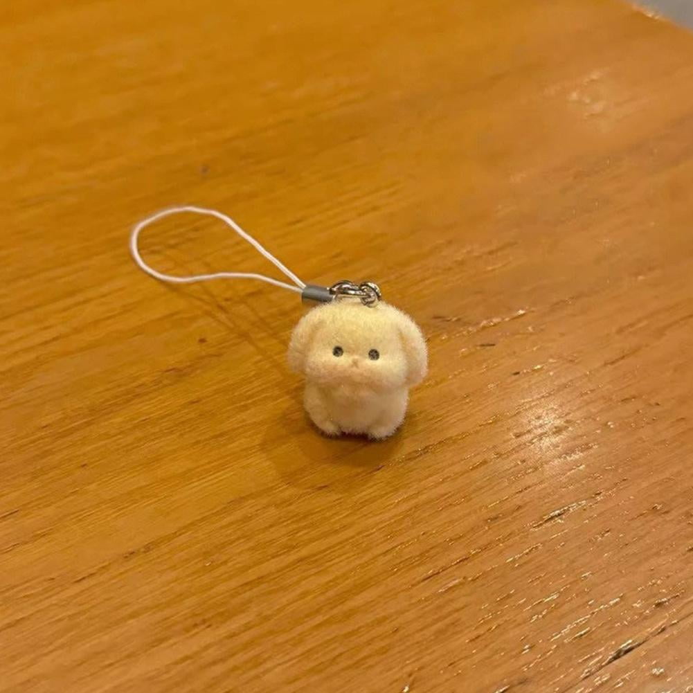 Agiufgs Plush Keychain Resin Stuffed, Cute Pendant Decoration with ...