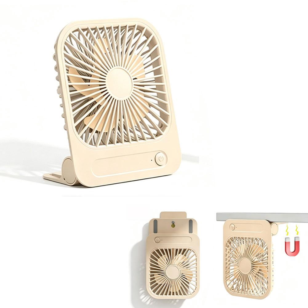 Agiufgs 3-in-1 Portable Fan 6.5 X 5.3 X 1.1, Magnetic Wall-Mountable ...