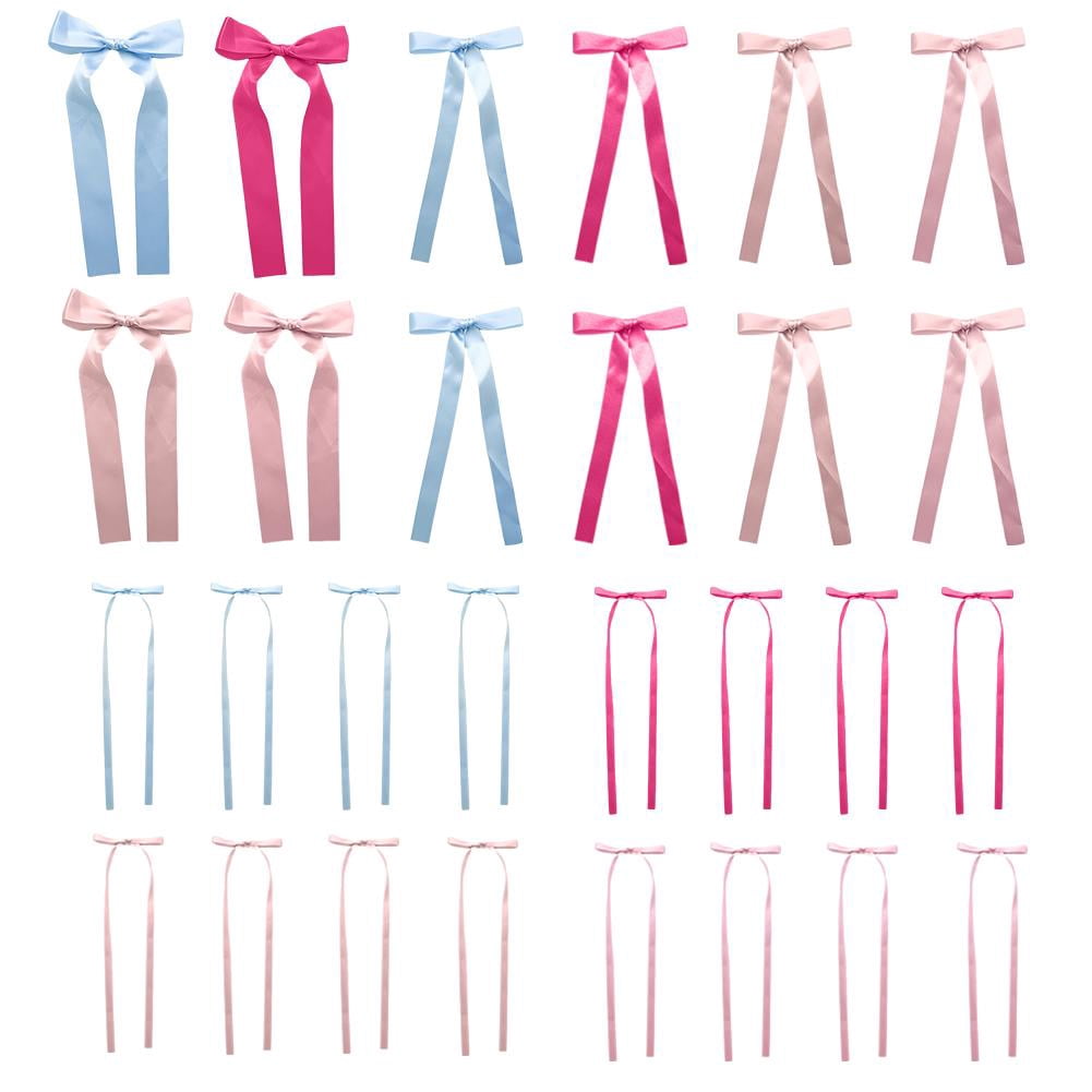 Agiufgs Pre-tied Polyester Bows 28, Ready-to-Use Decorative ...