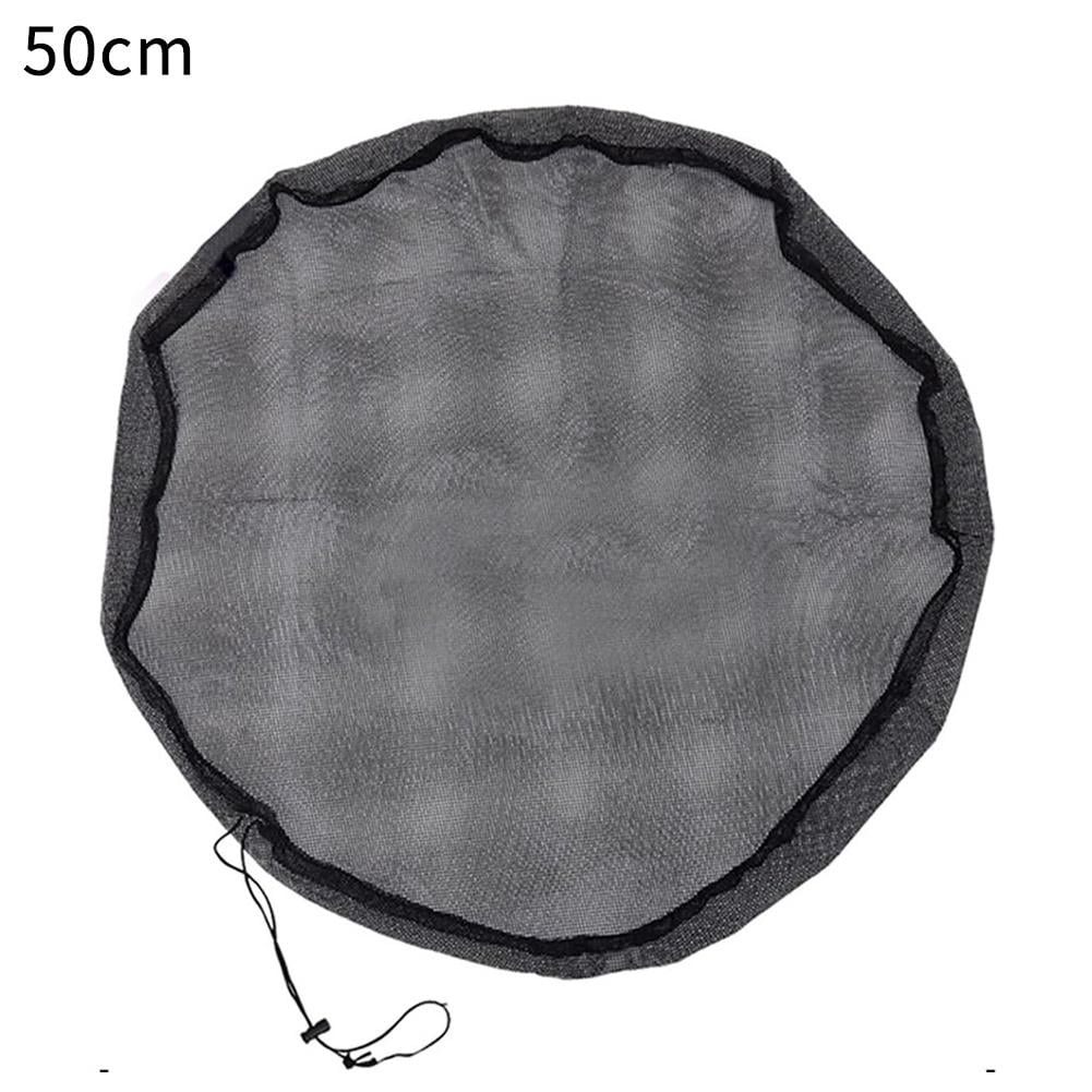 Agiufgs Rain Barrel Cover 31.5, Mesh Debris Filter with Drawstring ...
