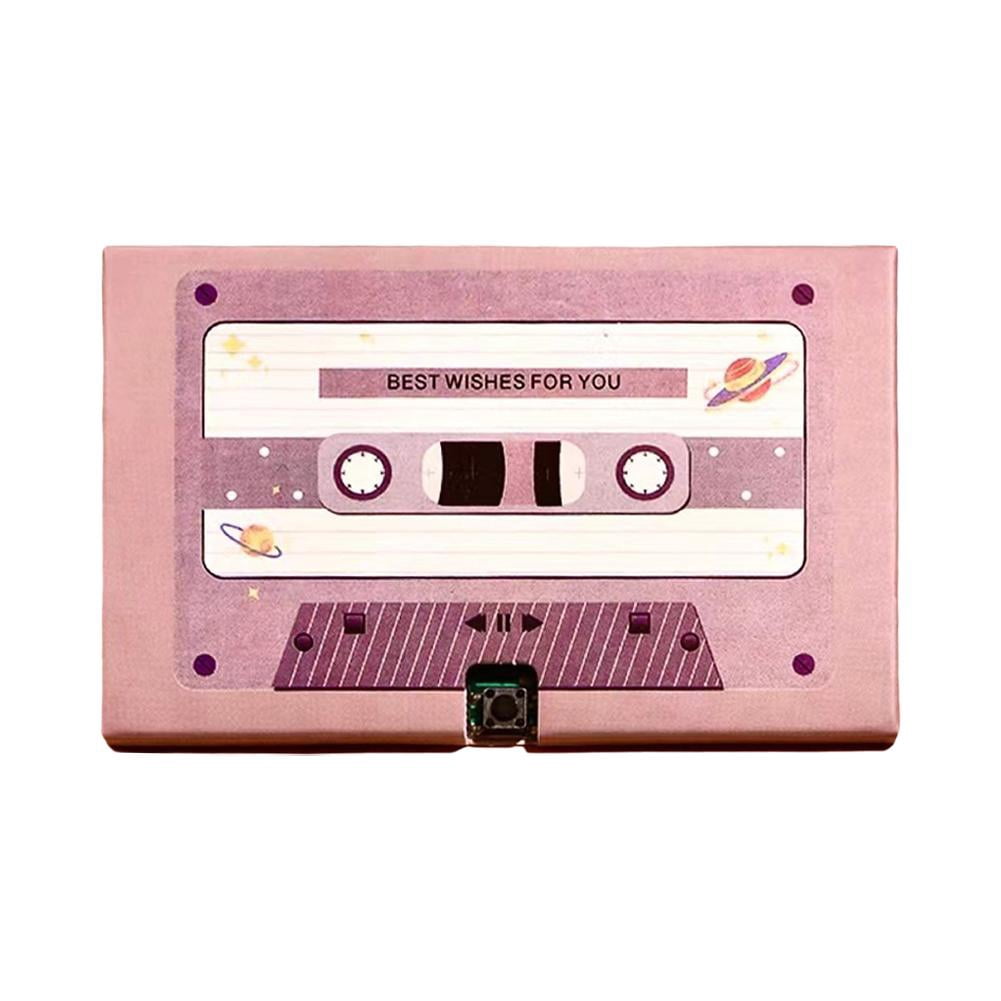 Agiufgs Recording Greeting Card 5-Minute, Rechargeable with Built-in ...