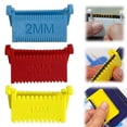 Agiufgs Sewing Ruler Plastic Gauge, Adjustable Stitch Guide with Anti ...
