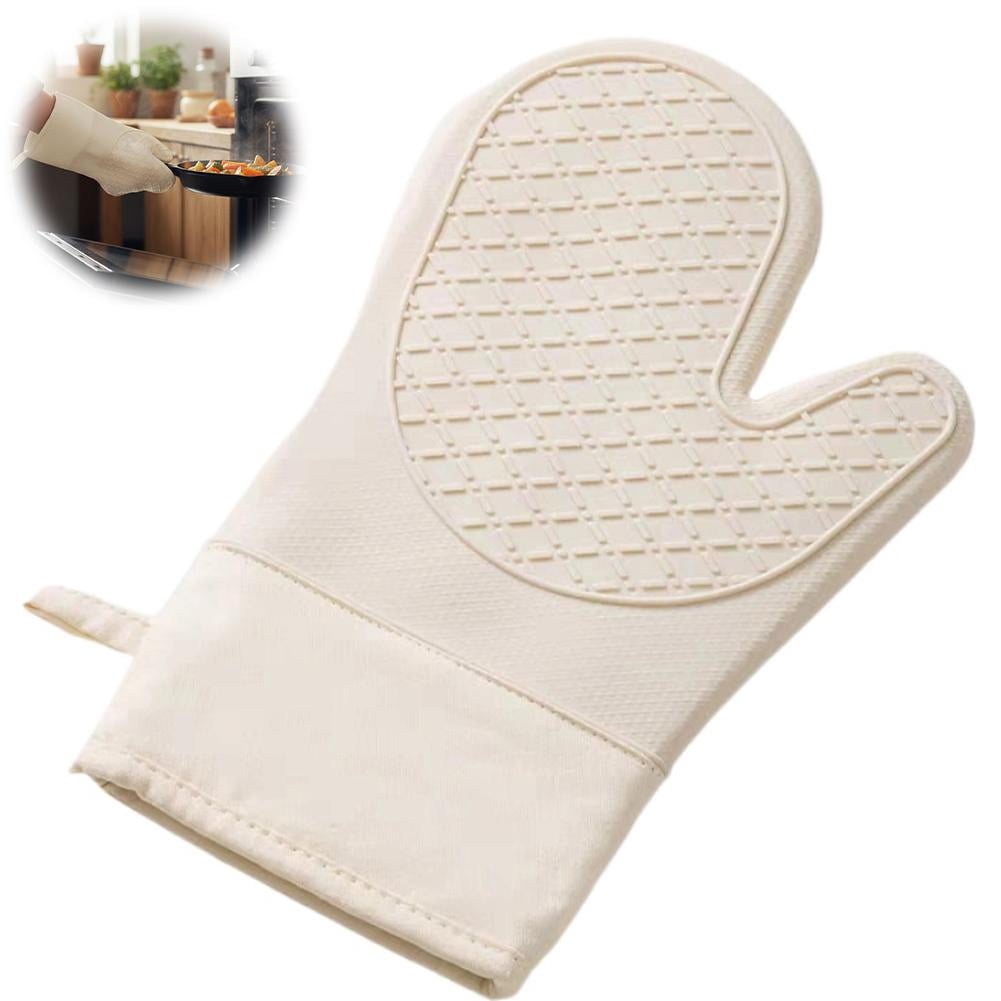 Agiufgs Silicone Oven Mitts 27.5 X 18, Heat Resistant Flexible Grip ...