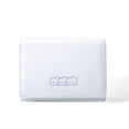 Agiufgs Small Compact Short Wallet, Three-Fold Design Holds Cards and ...