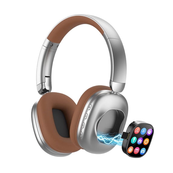 Agiufgs Smart Touchscreen Bluetooth Headphones Over-Ear, Magnetic Full ...