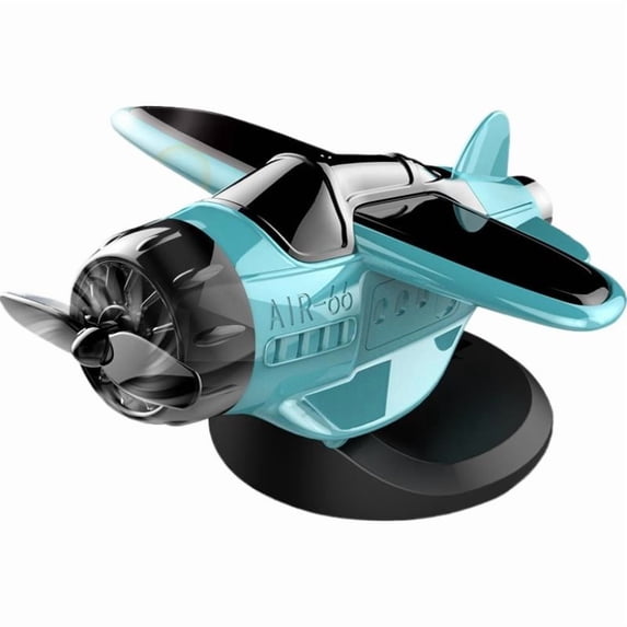 Agiufgs Solar Rotating Aircraft Car, 360° Silent Rotation with Solar ...
