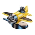 Agiufgs Solar Rotating Aircraft Car Ornament 360°, Solar Powered Auto ...