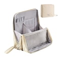 Agiufgs Stand-Up Makeup Brush Holder Canvas, Foldable and Portable with ...