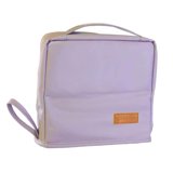 Agiufgs Standing Makeup Bag Leather, Foldable and Multi-Layer Storage ...