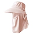 Agiufgs Sun Upf 50+ Wide Brim, Detachable Face Cover and Neck Flap, for ...