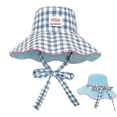 Agiufgs Sun Wide Brim Bucket, Reversible Double-Sided Design with, for ...