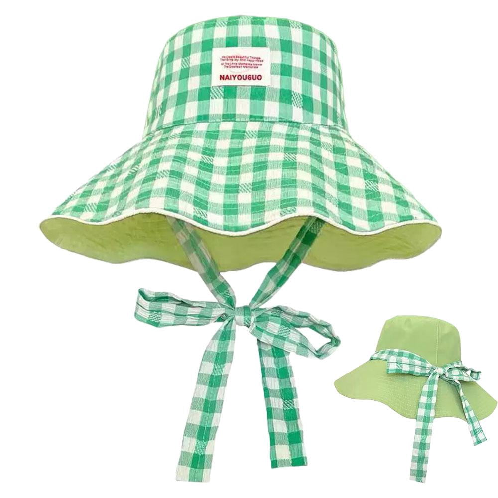 Agiufgs Sun Wide Brim Bucket, Reversible Double-Sided Design with, for ...