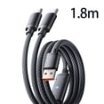 Agiufgs USB to USB C Cable 5.91 Ft Braided, 100W Fast Charging & Data ...