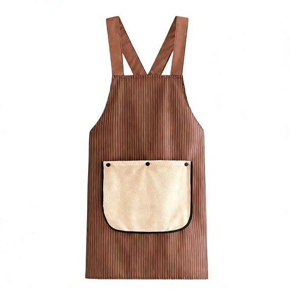 Agiufgs Waterproof Apron 31.5x27.5 in, Stain Resistant with Detachable ...