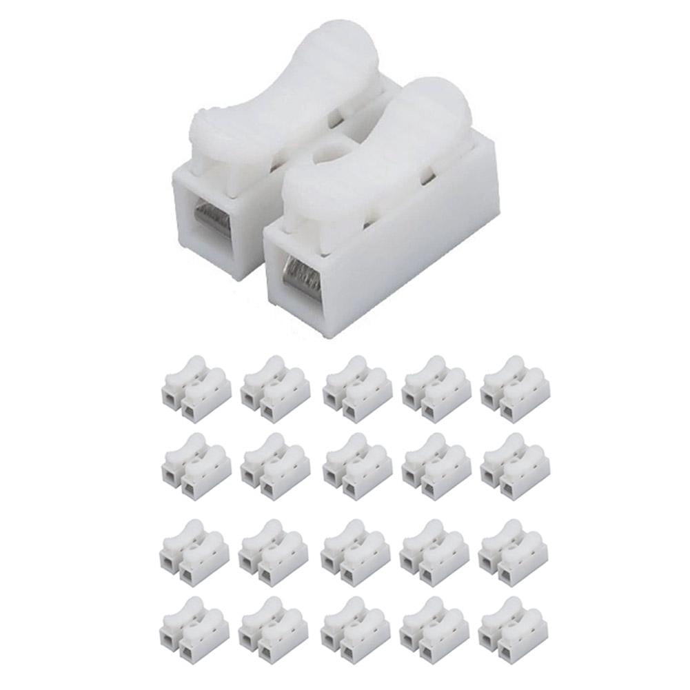 Agiufgs Wire Connector Plastic push-in, Push-In Spring Clips for Quick ...
