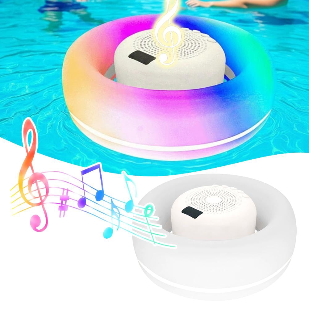 Agiufgs Wireless Bluetooth Speaker, Syncs Music with 10 Light Modes ...