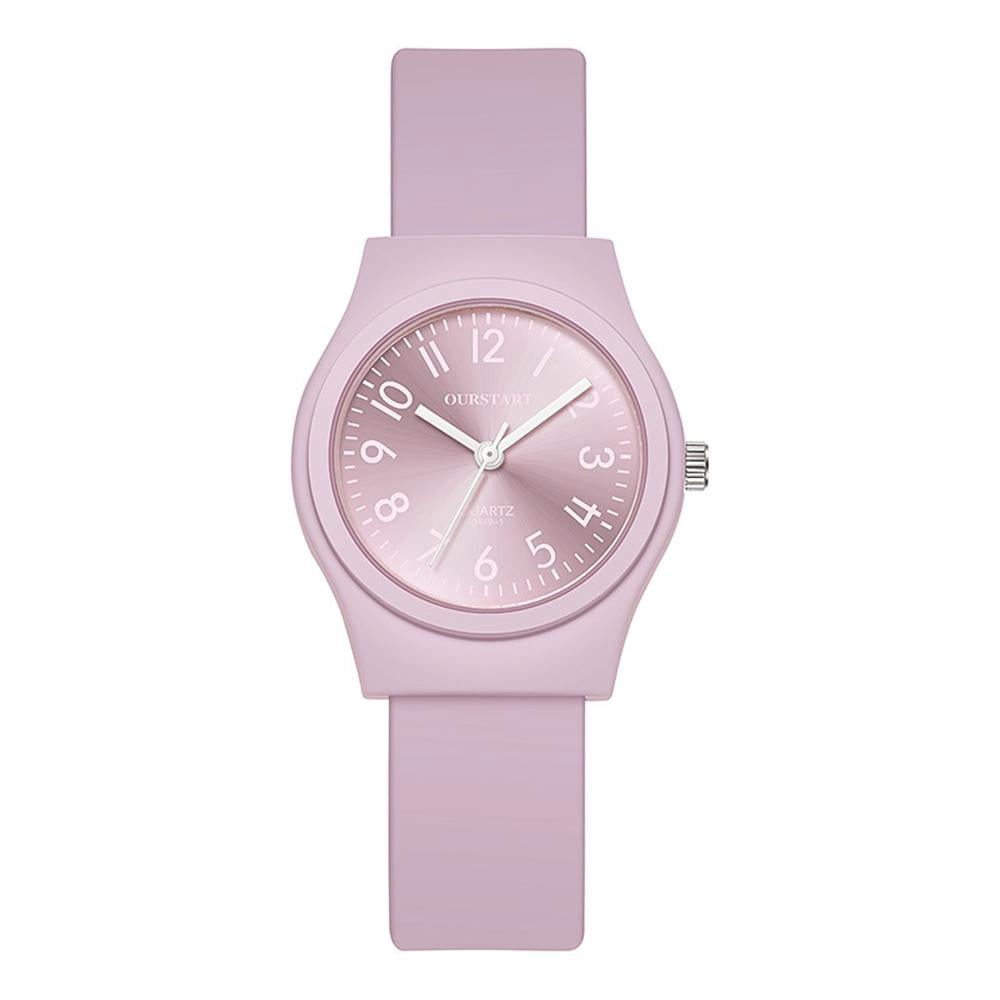 Agiufgs Women's Quartz Wristwatch 1.3 in, Plastic Case with Analog ...