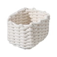 Agiufgs Woven Rope Storage Basket, Handwoven Cotton Cloth with Closet ...