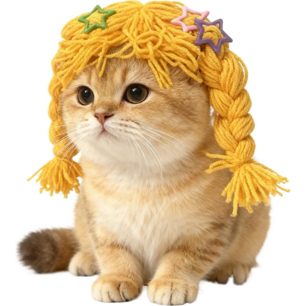 Agiufgs Yarn Pet Decoration 50 X 1.18 in Cat Dog, Hand-Knitted Soft ...