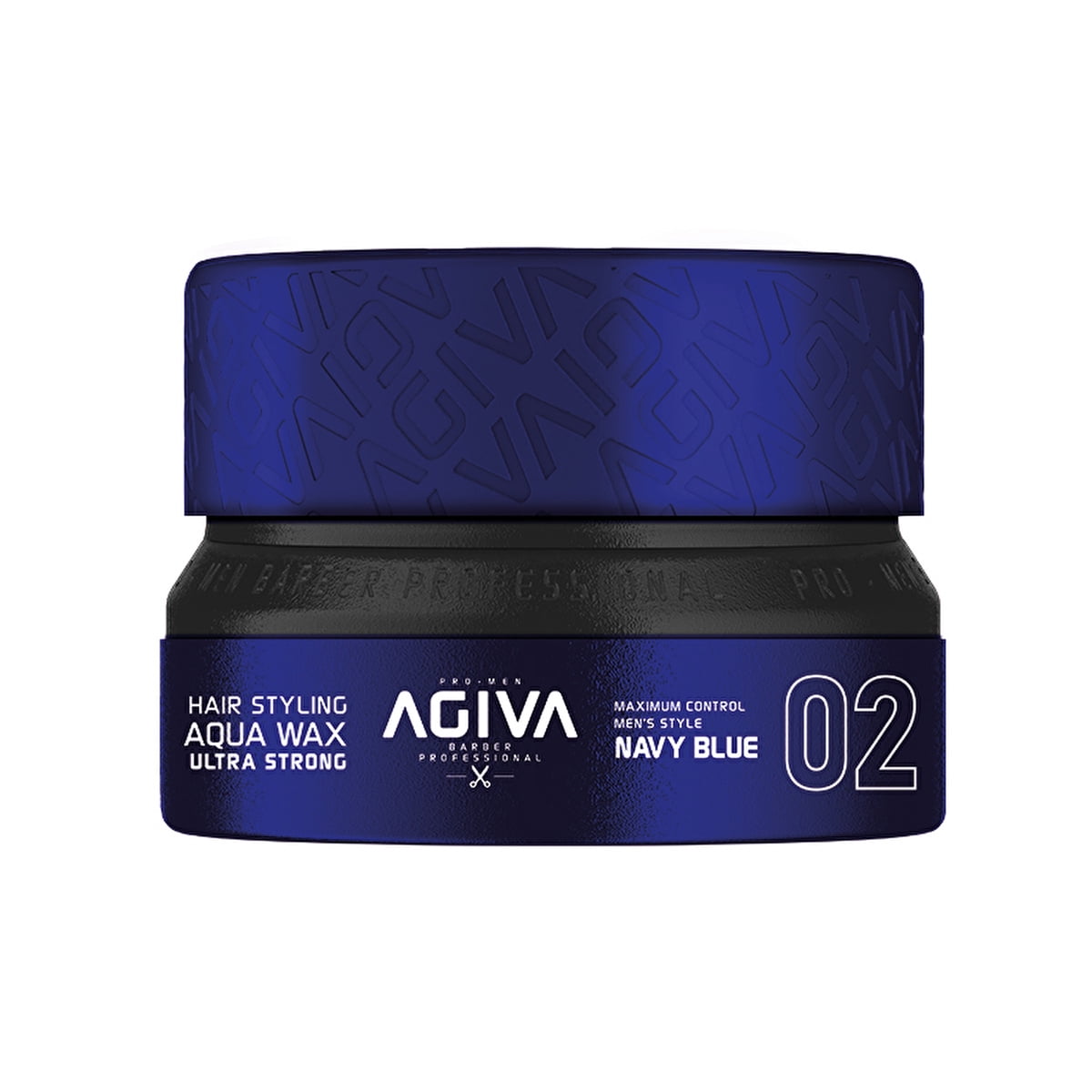 Agiva Ultra Strong Hair Styler 02 Navy Blue Aqua Wax 155 ml - Walmart.com