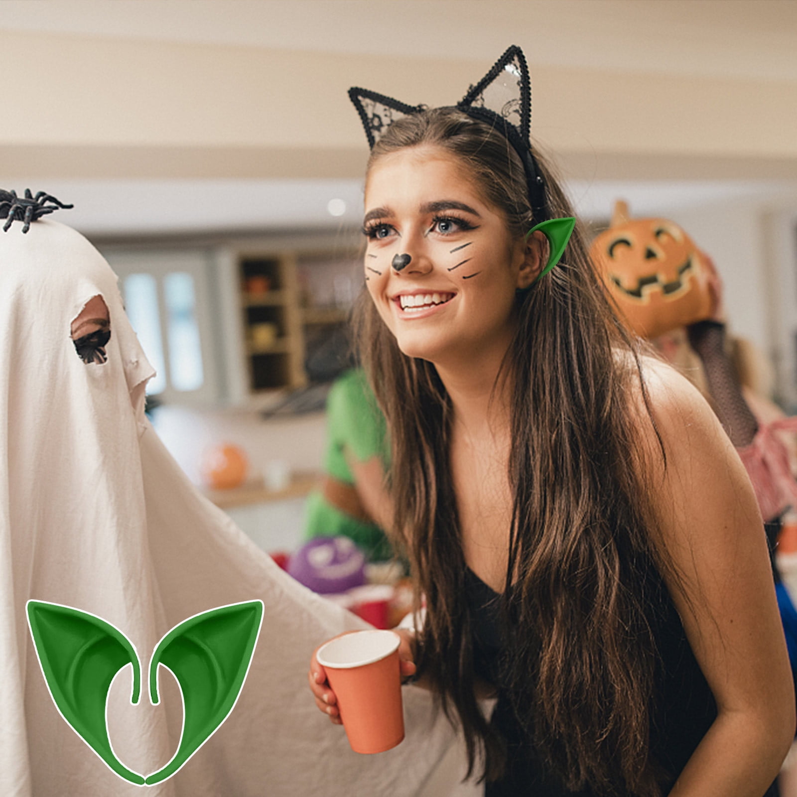 AgjDHH Halloween Decorations Clearance, Halloween Ears Christmas Angel ...