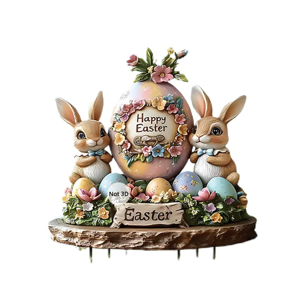 AgjDHH Under $10, Easter Bunny Colour Fillable Easter Eggs Eggs Acrylic ...