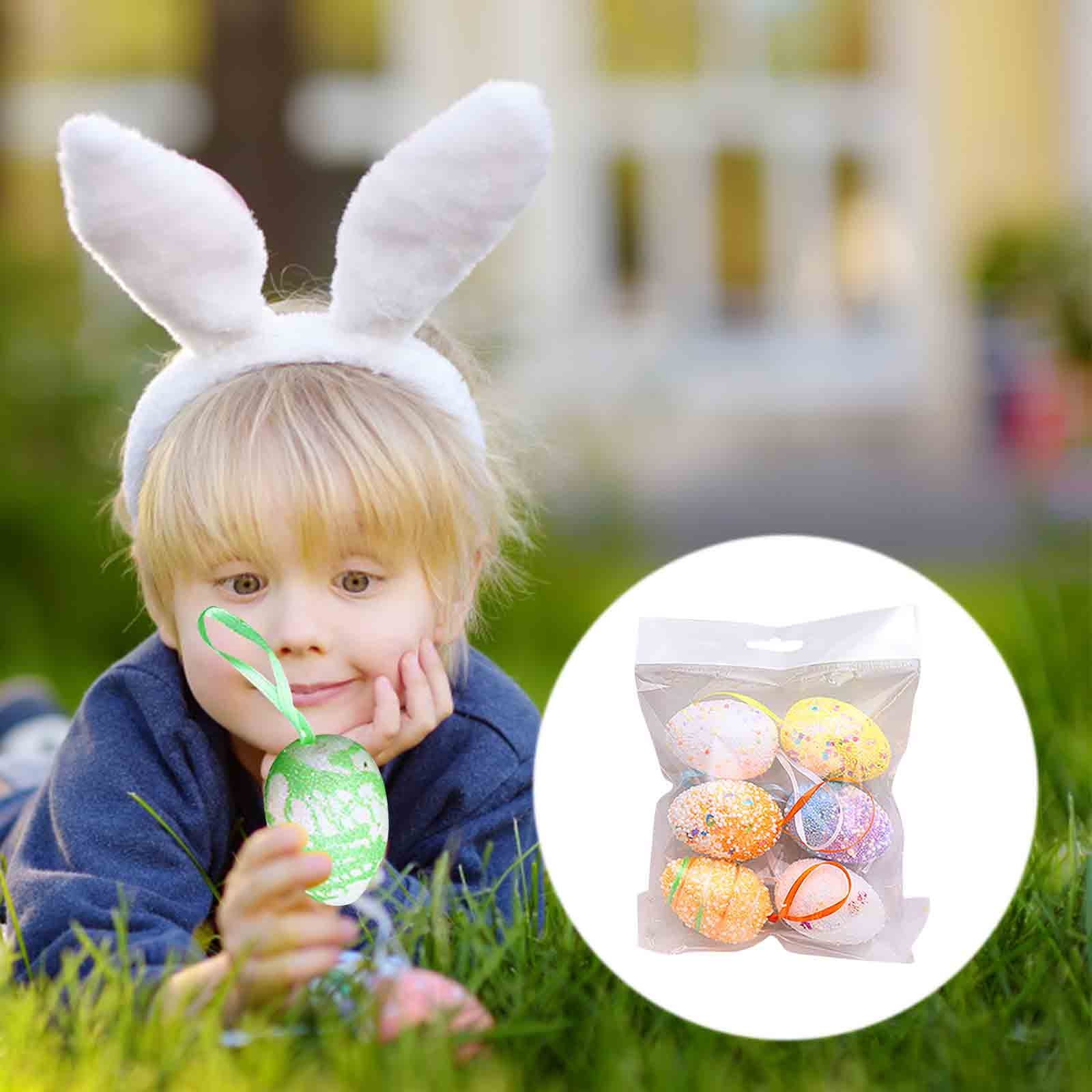 AgjDHH Under $10, Easter Eggs Color Easter Eggs Easter Bunny Easter Eggs 4X6cm Easter Decorative ...