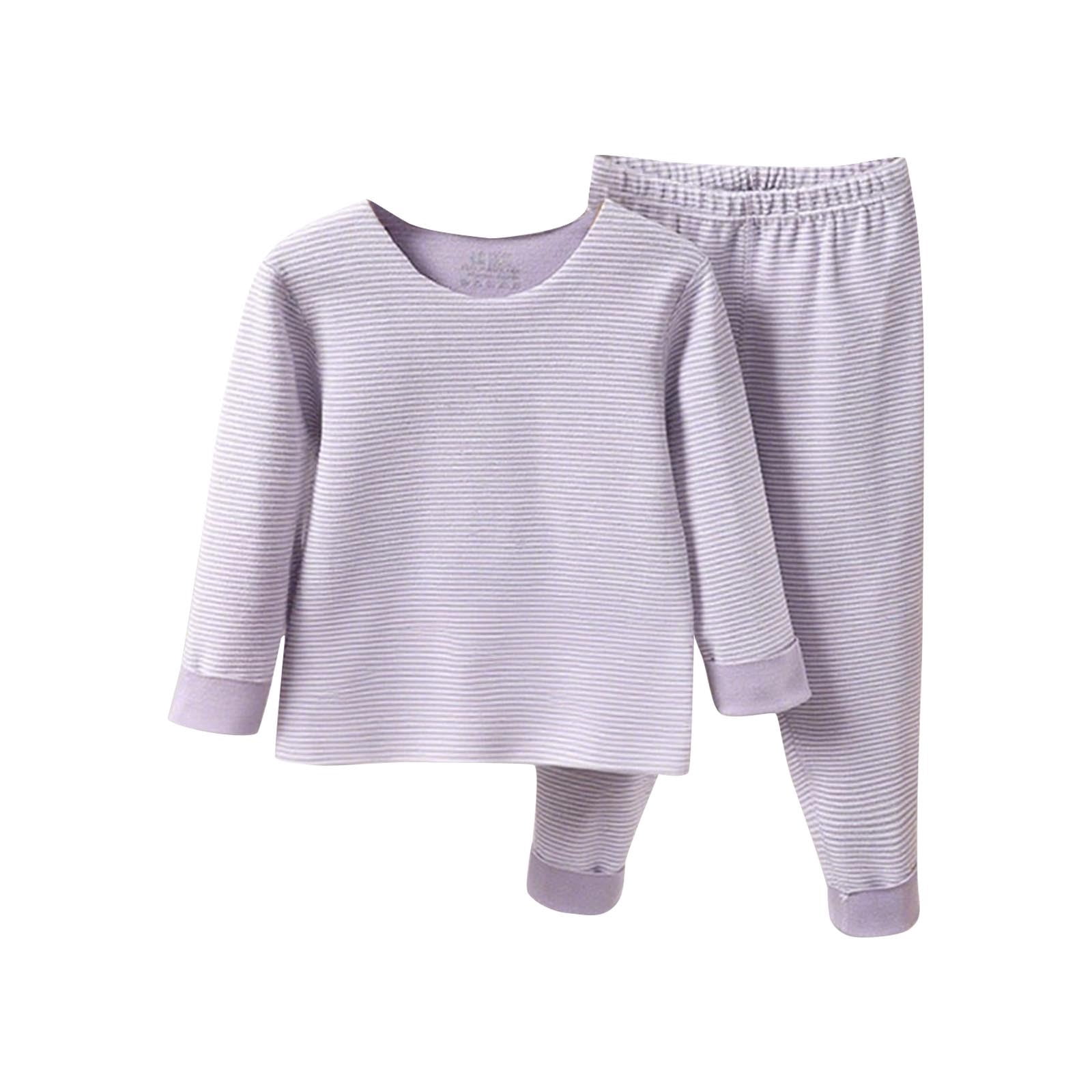 Agkizg Boys Girls Fleece Pajama Sets,Girls 2-Piece Warm Sleepwear ...