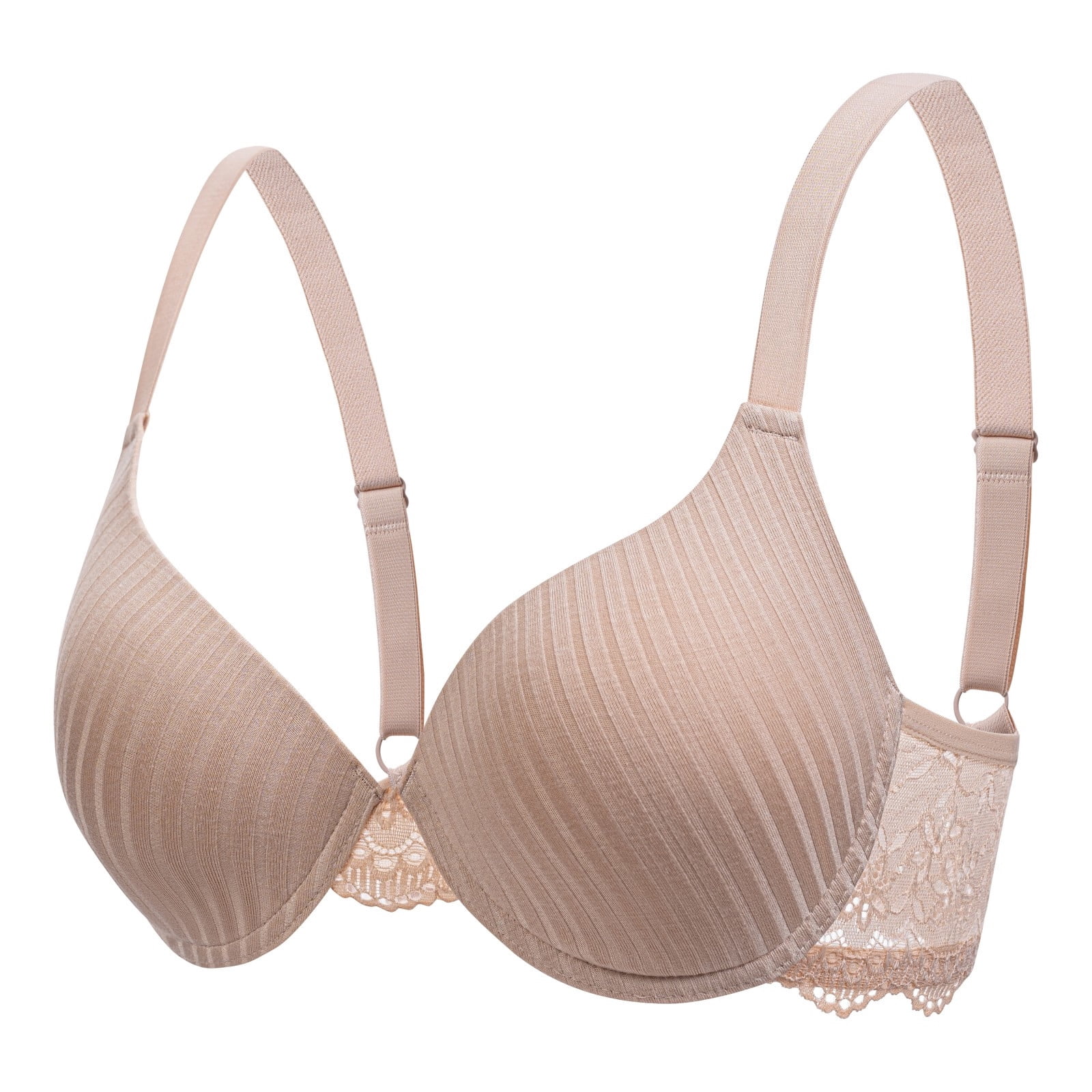 Agkizg Bralette Bras for Women Push Up Lace Side Support Underwire ...