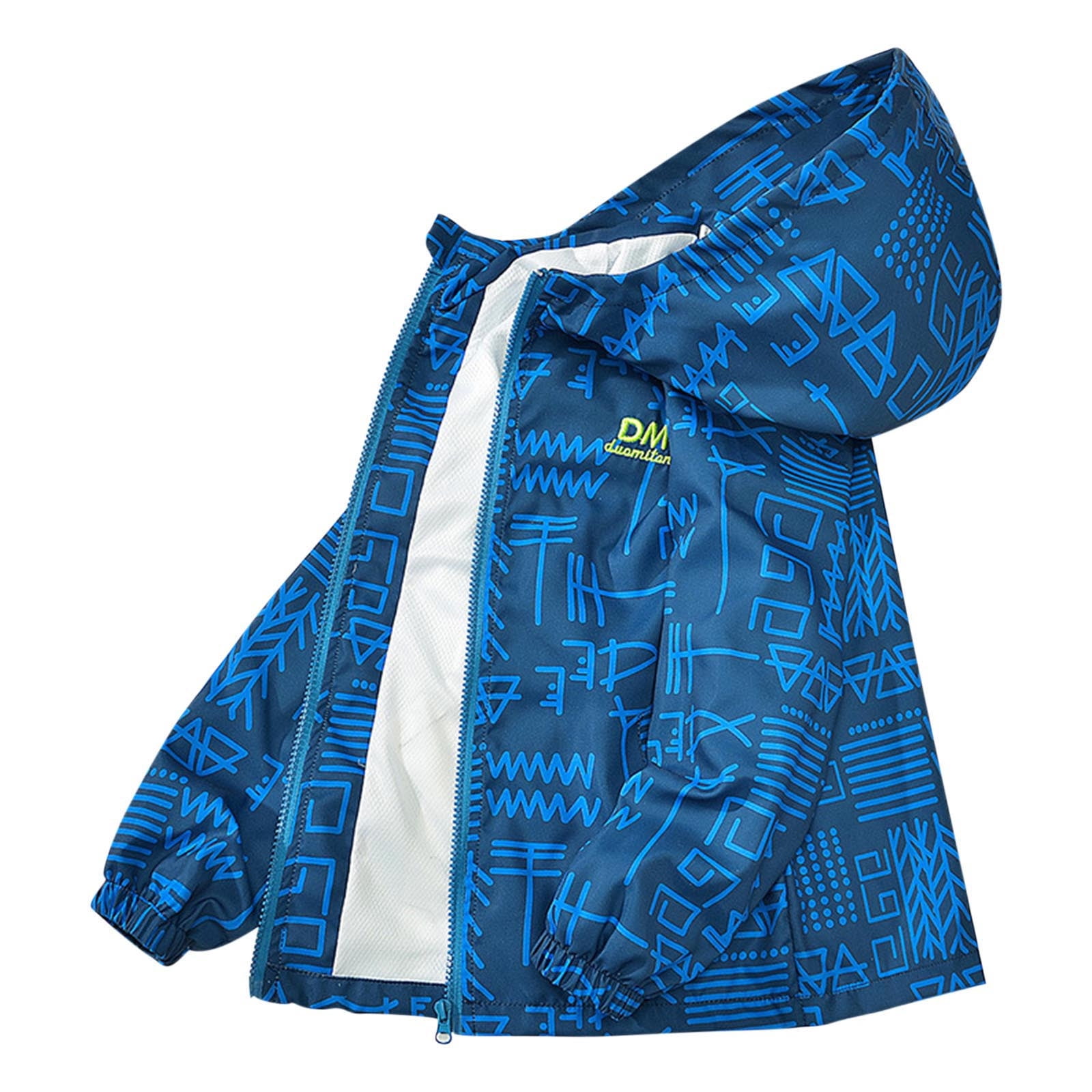 Agkizg Fall Boys Rain Jackets,Boys Waterproof with Hood Lightweight ...