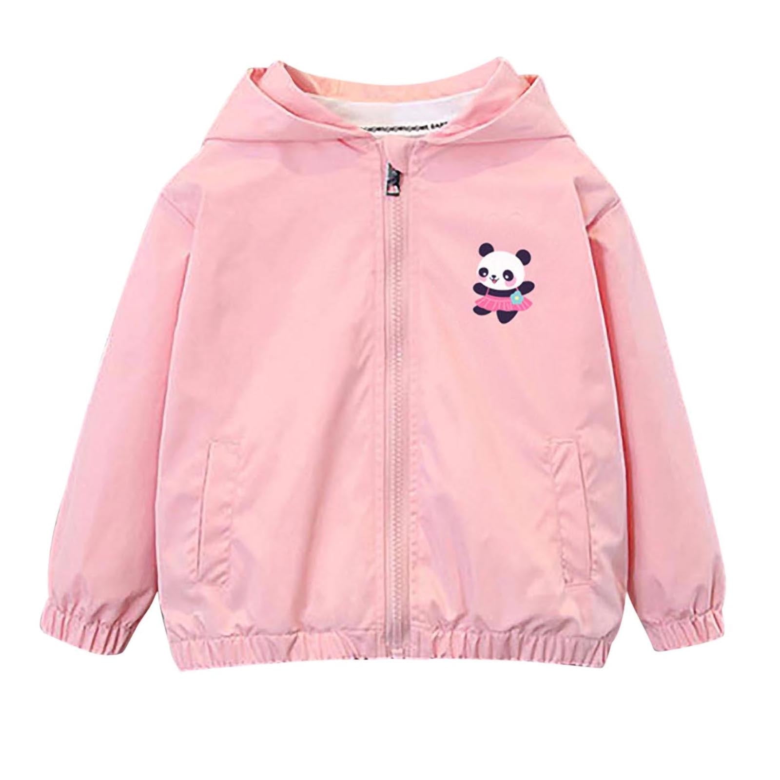 Agkizg Fall Girls Rain Jackets,Girls Waterproof with Hood Lightweight ...